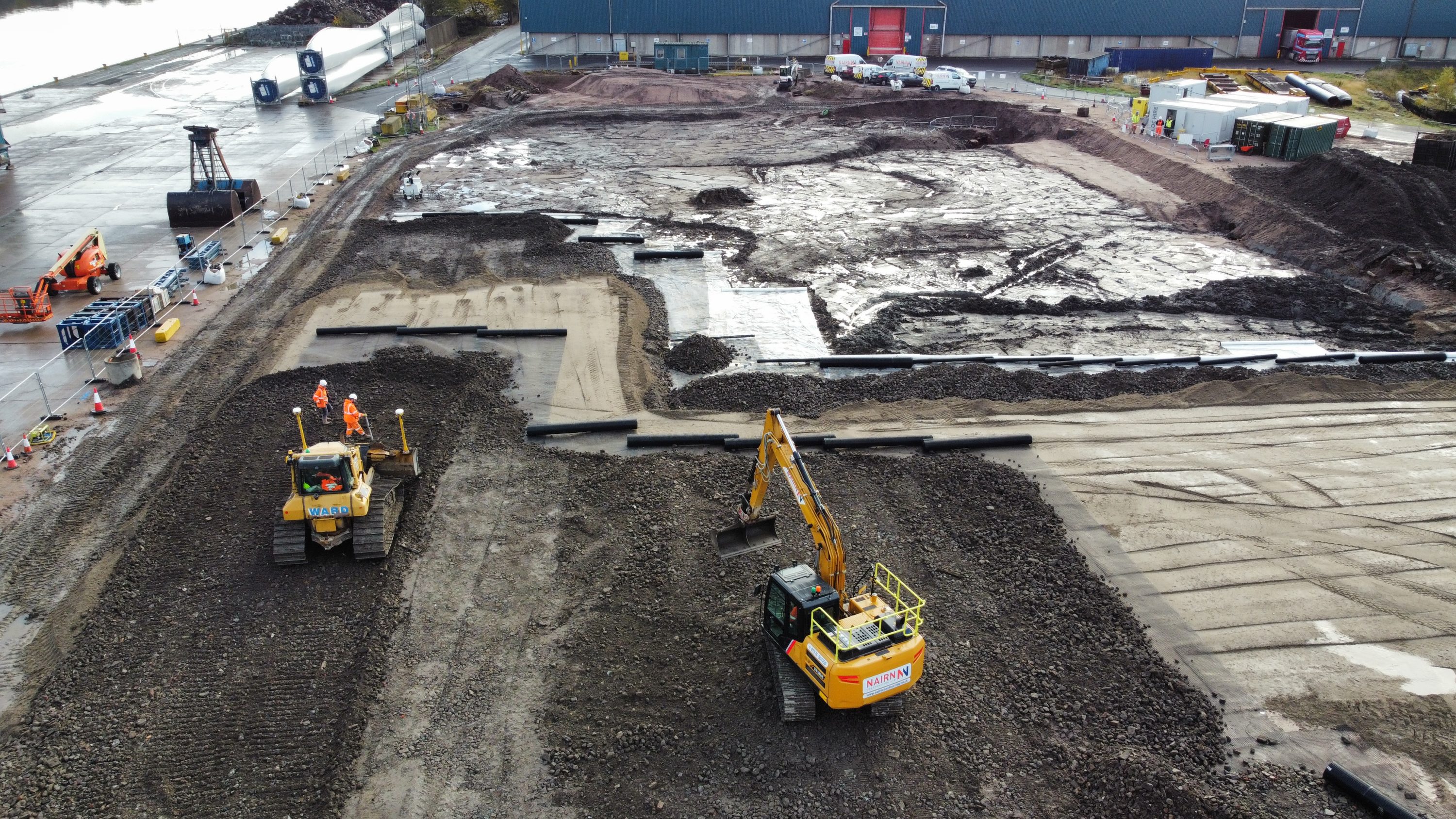King George V Docks – New Salt Storage Shed - Nairn Construction