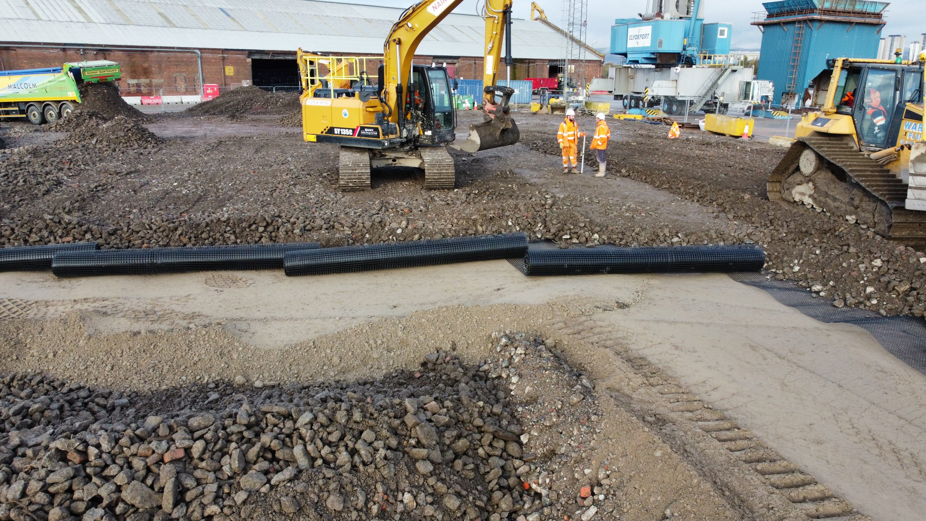 King George V Docks – New Salt Storage Shed - Nairn Construction